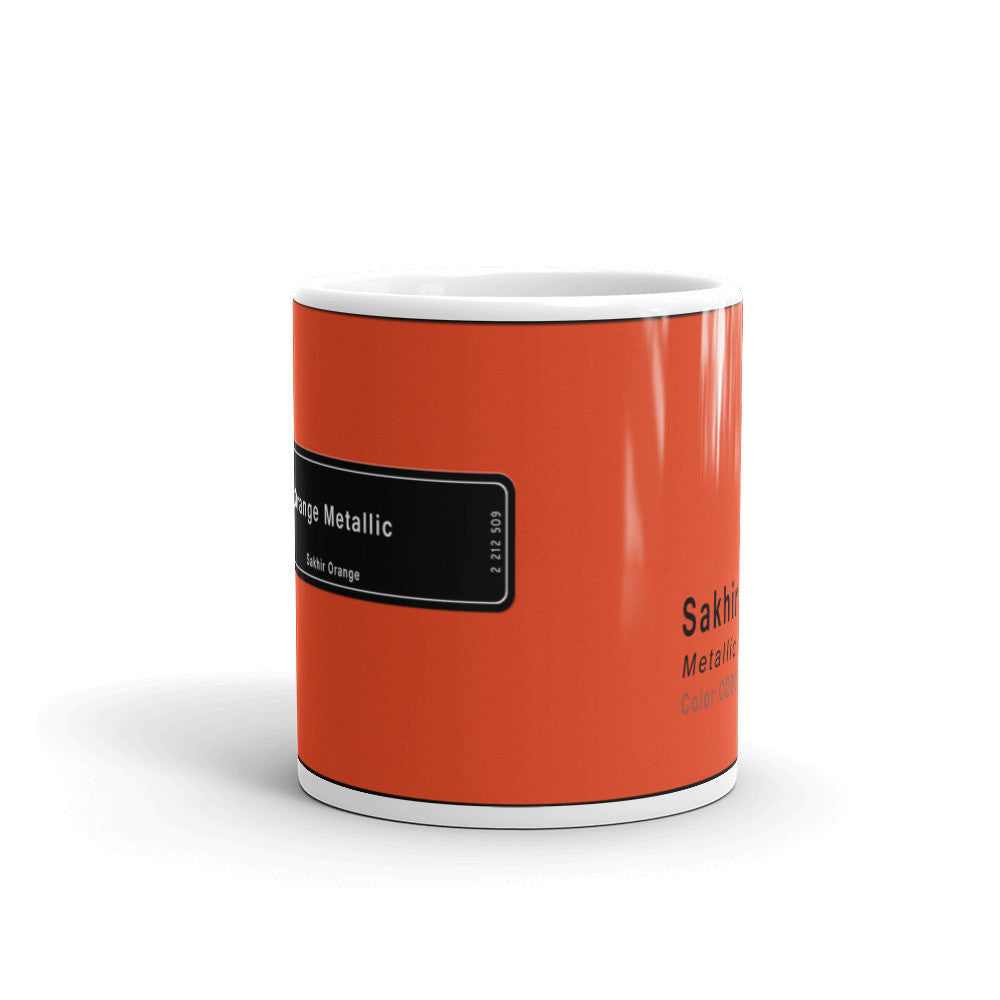 Sakhir Orange Mug, Color Code B50 – Car Color Gear