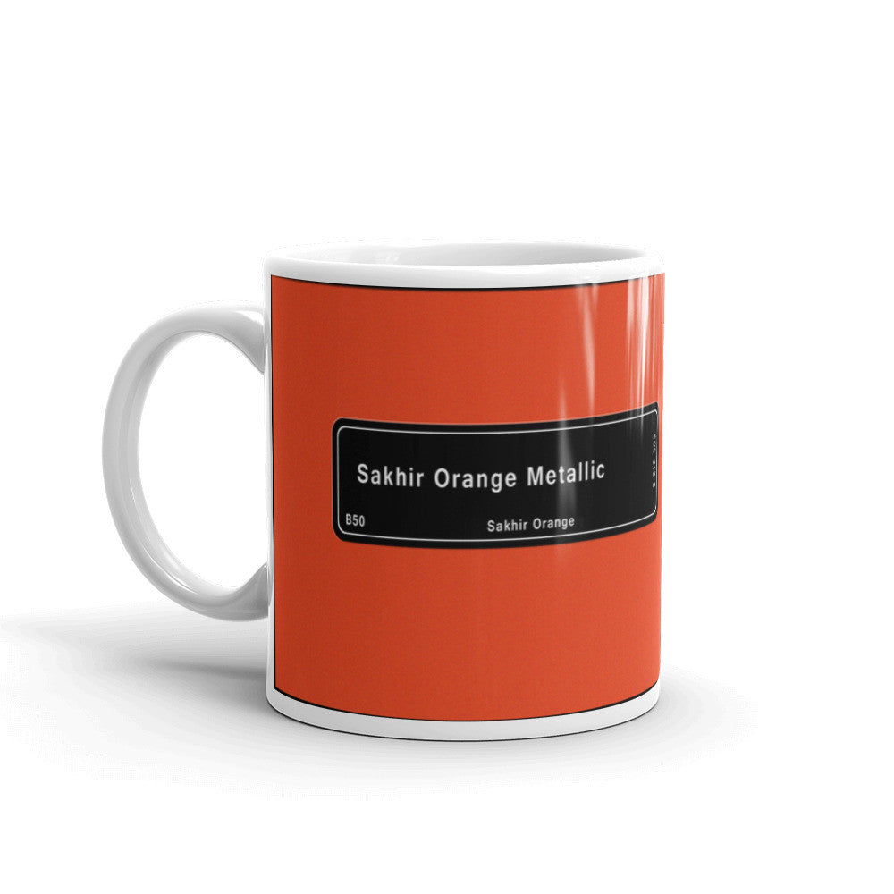 Sakhir Orange Mug, Color Code B50 – Car Color Gear